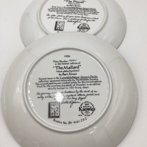 Set of 2 Vintage Bart Jerner Collectible Decorative Cabinet Plates From ...