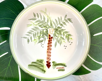 Palm Tree Plates - Etsy
