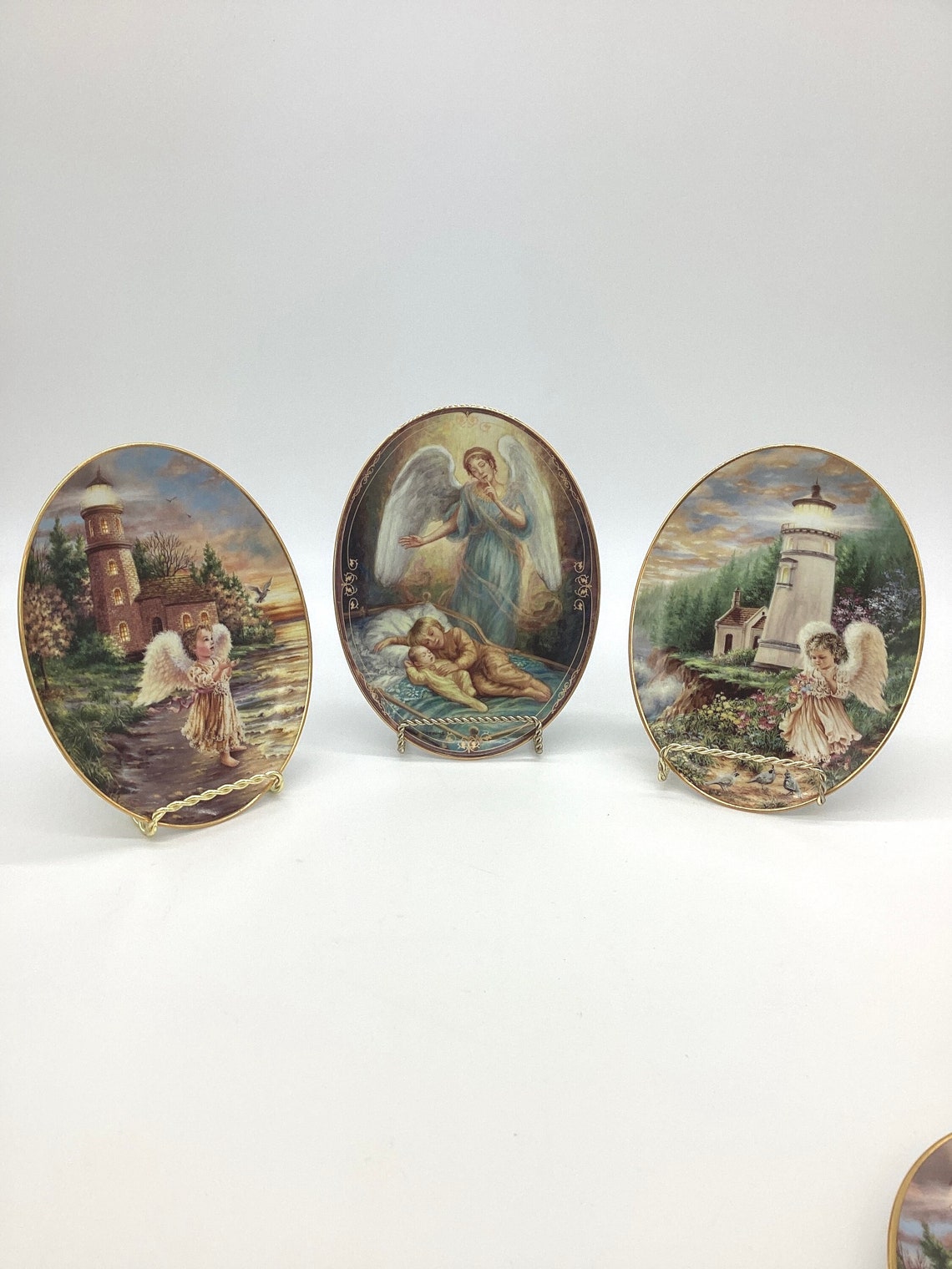 Angel Decorative Plate: Baptism, First Communion, Godfather Gift (T.9 ...