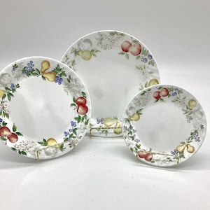 Corelle Chutney Fruit Pattern Plate Housewarming Gift Tableware ...