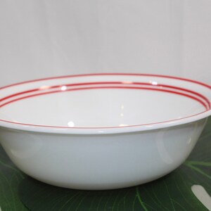 Corelle Classic Cafe Red Patterns-red Bands and Trims - Dinner Plate ...
