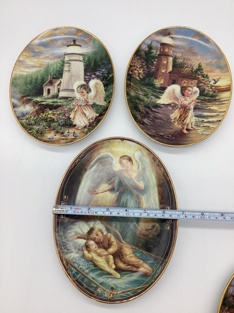 Angel Decorative Plate: Baptism, First Communion, Godfather Gift (T.9 ...