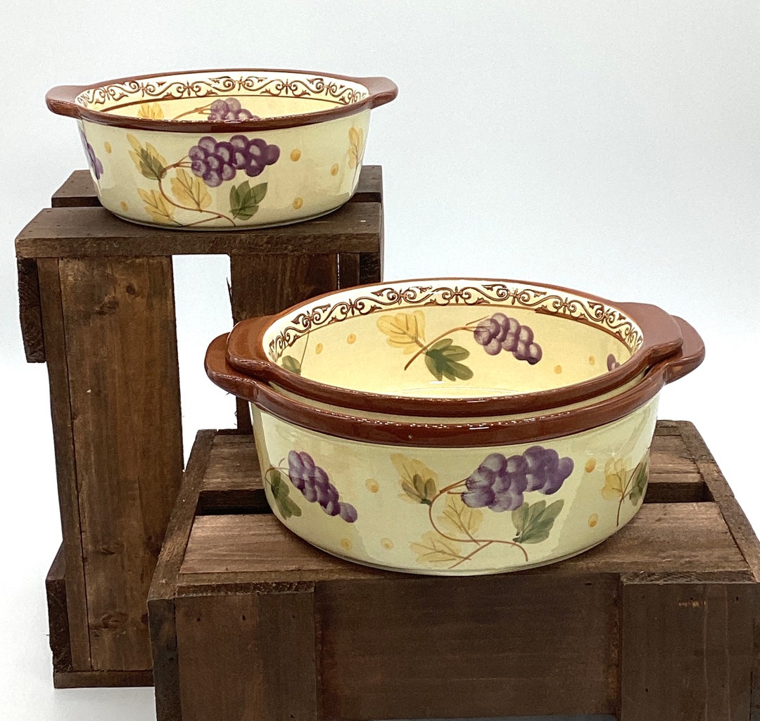 Temptations Presentable Ovenware Casserole Dish "vineyard" by Tora ...