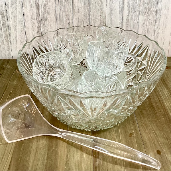 Punch Bowl Set - Etsy