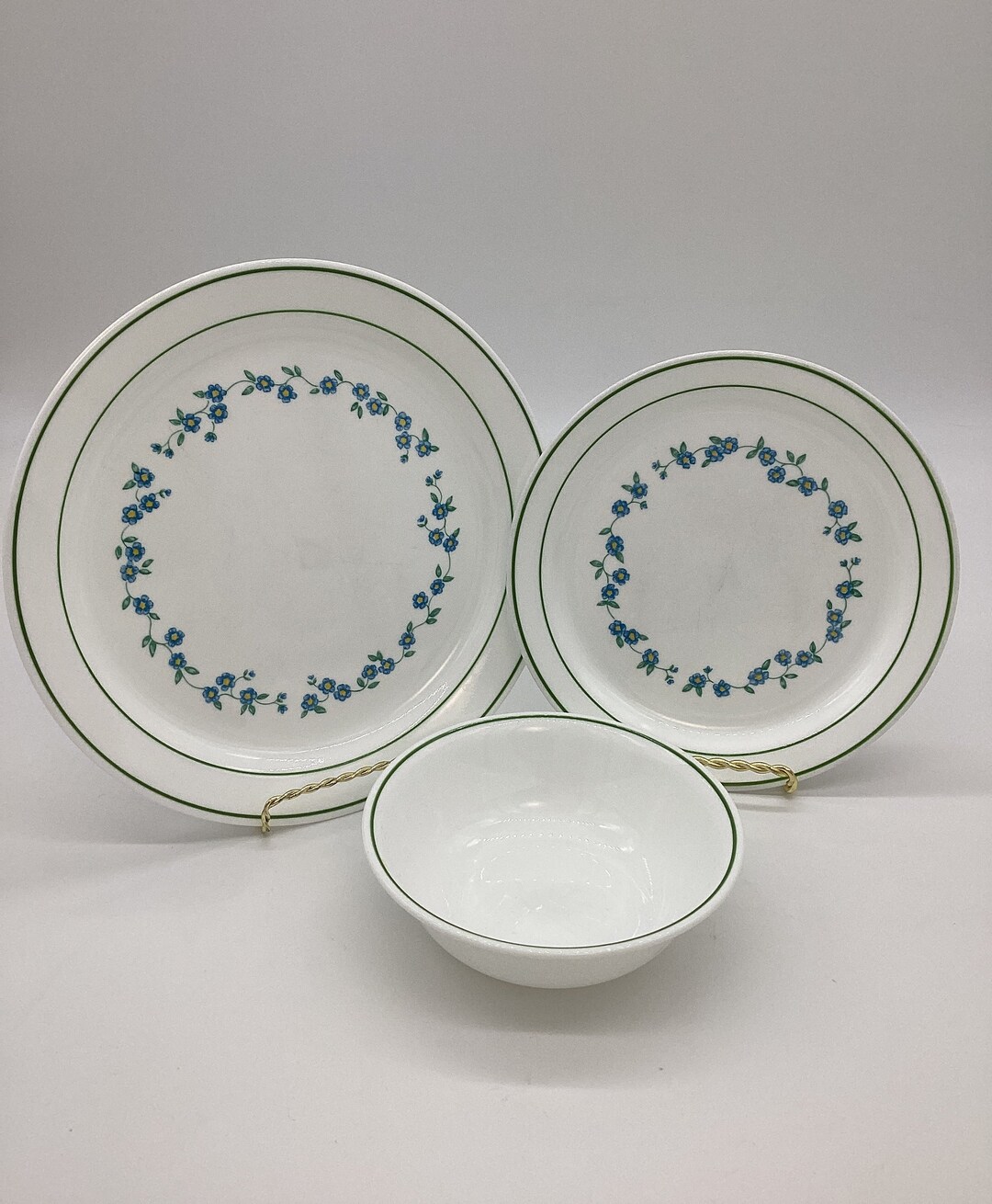 Corelle Forget Me Not Dishware Set Corelle by Corning Dish Replacement ...