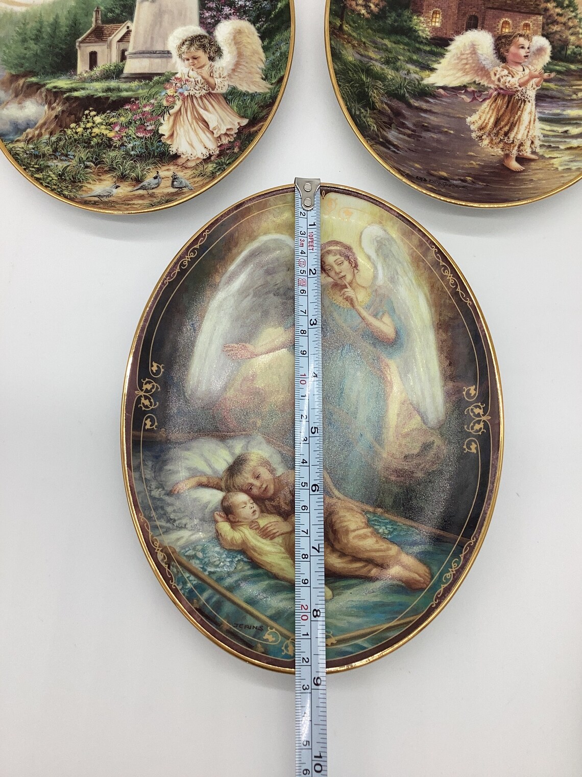 Angel Decorative Plate: Baptism, First Communion, Godfather Gift (T.9 ...