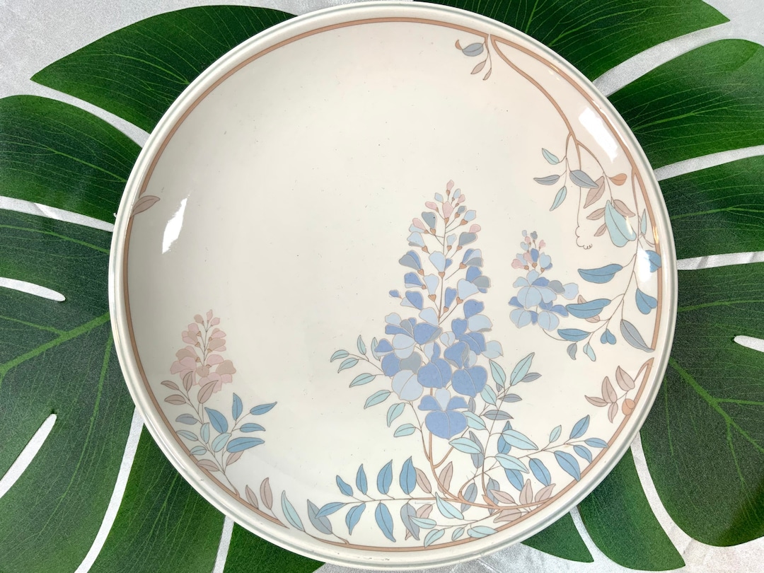 Vintage Noritake Keltcraft Misty Isle Dinner Plate, Floral Ceramic ...