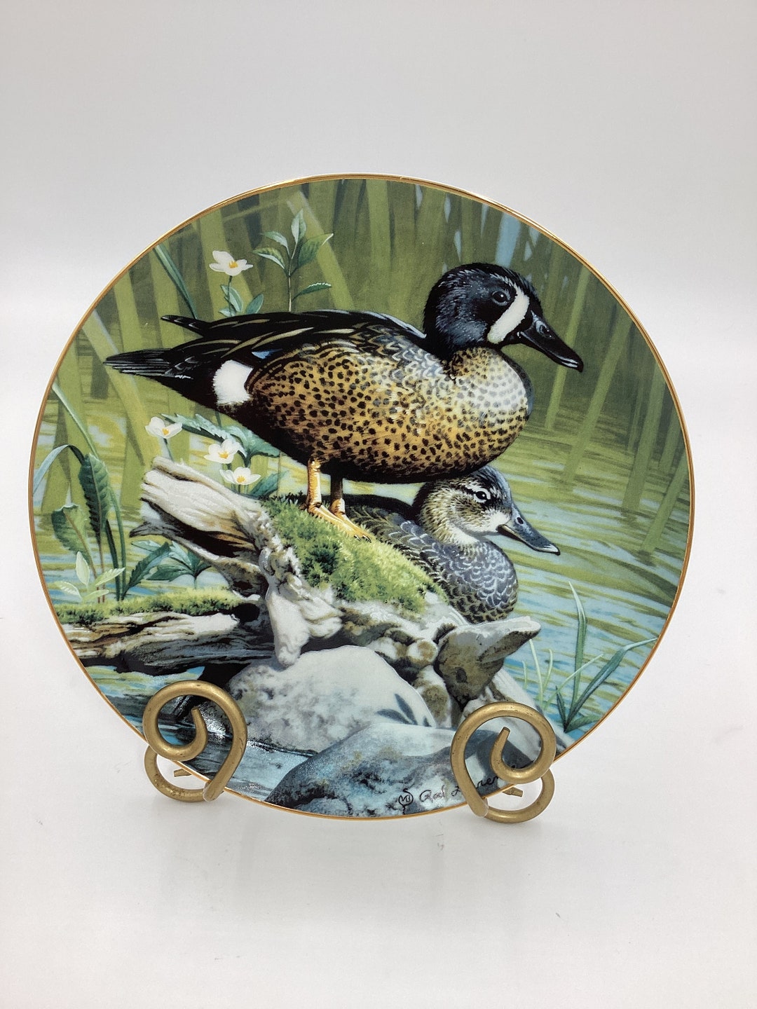 Summer Retreat North American Ducks Collectible Plate by Rod Lawrence ...