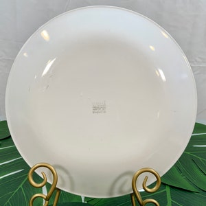 Vintage Corelle Dinner Plate: White Ceramic With Floral Rim (F5-8) - Etsy