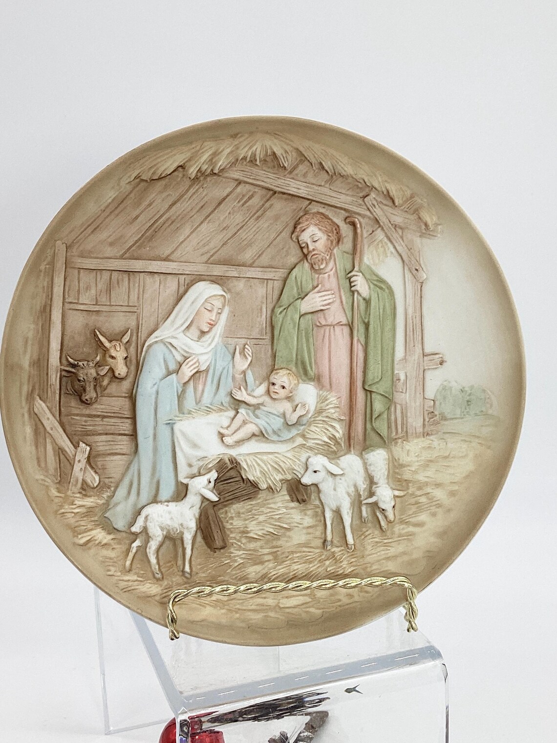 Nativity Plate, Collectible Christmas Holiday Decor (F.7-548) - Etsy