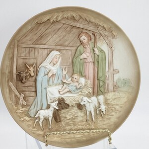 Nativity Plate, Collectible Christmas Holiday Decor (F.7-548) - Etsy