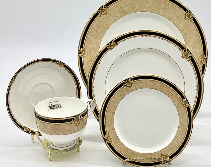 Noritake Dinnerware Set New Lineage Killian China Replacement Dishes ...