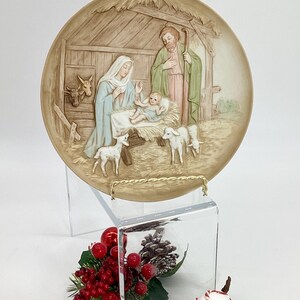 Nativity Plate, Collectible Christmas Holiday Decor (F.7-548) - Etsy