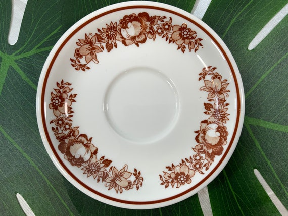 French Plate Les Chandelles Ceramic Pottery Vintage Distressed ...