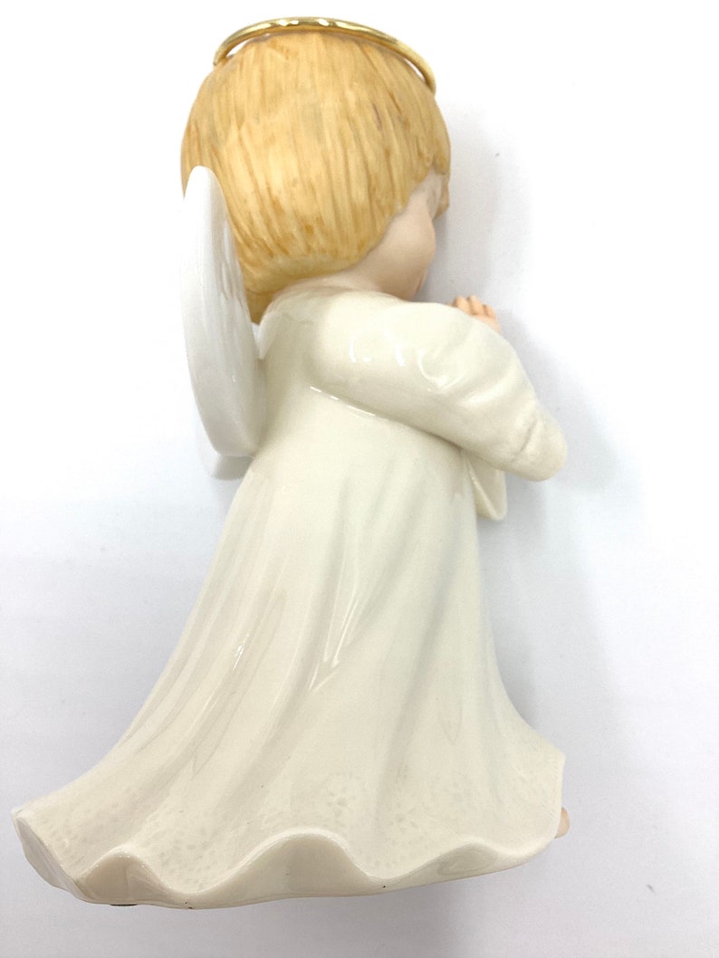 RARE Vintage Hallmark Praying Angel faith Figurine Lacey - Etsy
