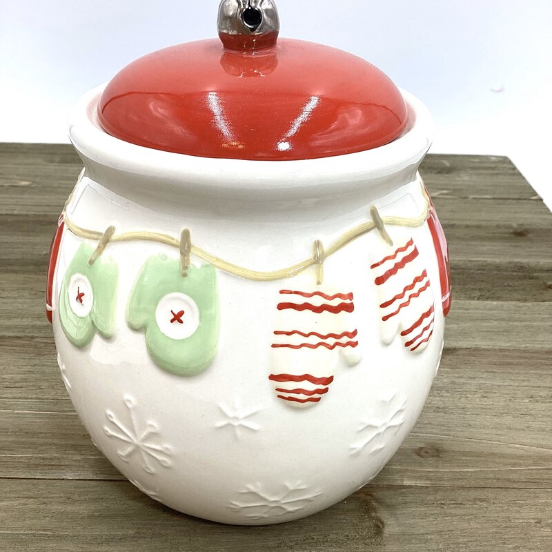 Red Cookie Jar - Etsy