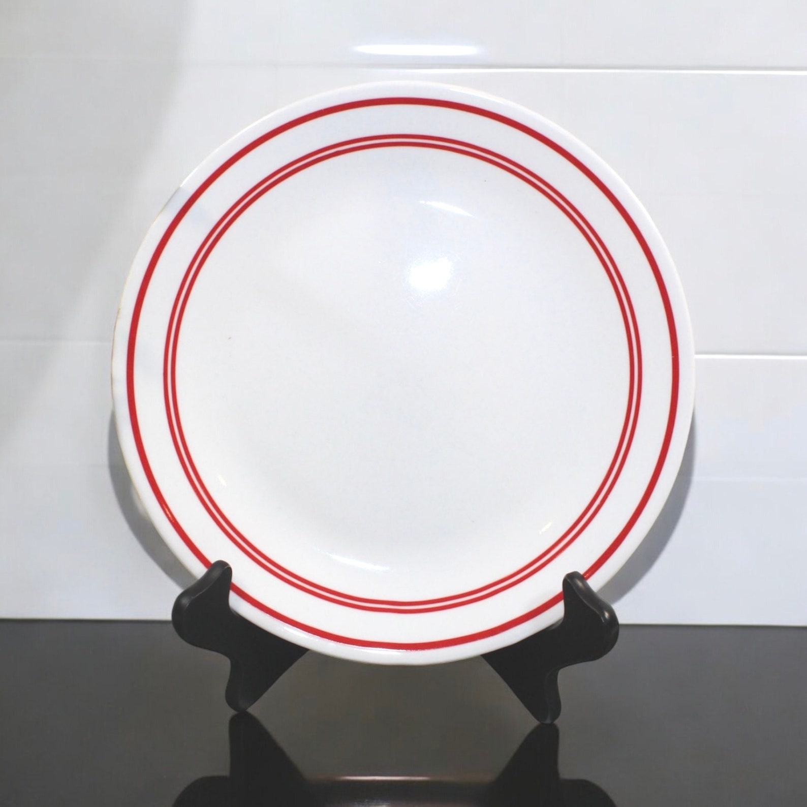 Corelle Cafe Red Dinnerware – Red Trim, Replacement Plate/bowl/mug (H2 ...