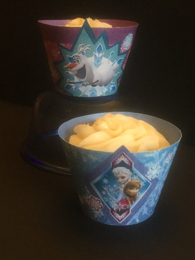 Frozen Cupcake Wrappers - Etsy