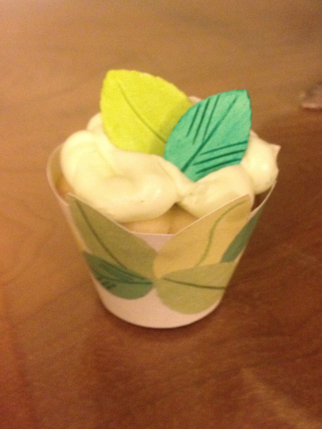 Tree Leaf Cupcake Toppers - Etsy