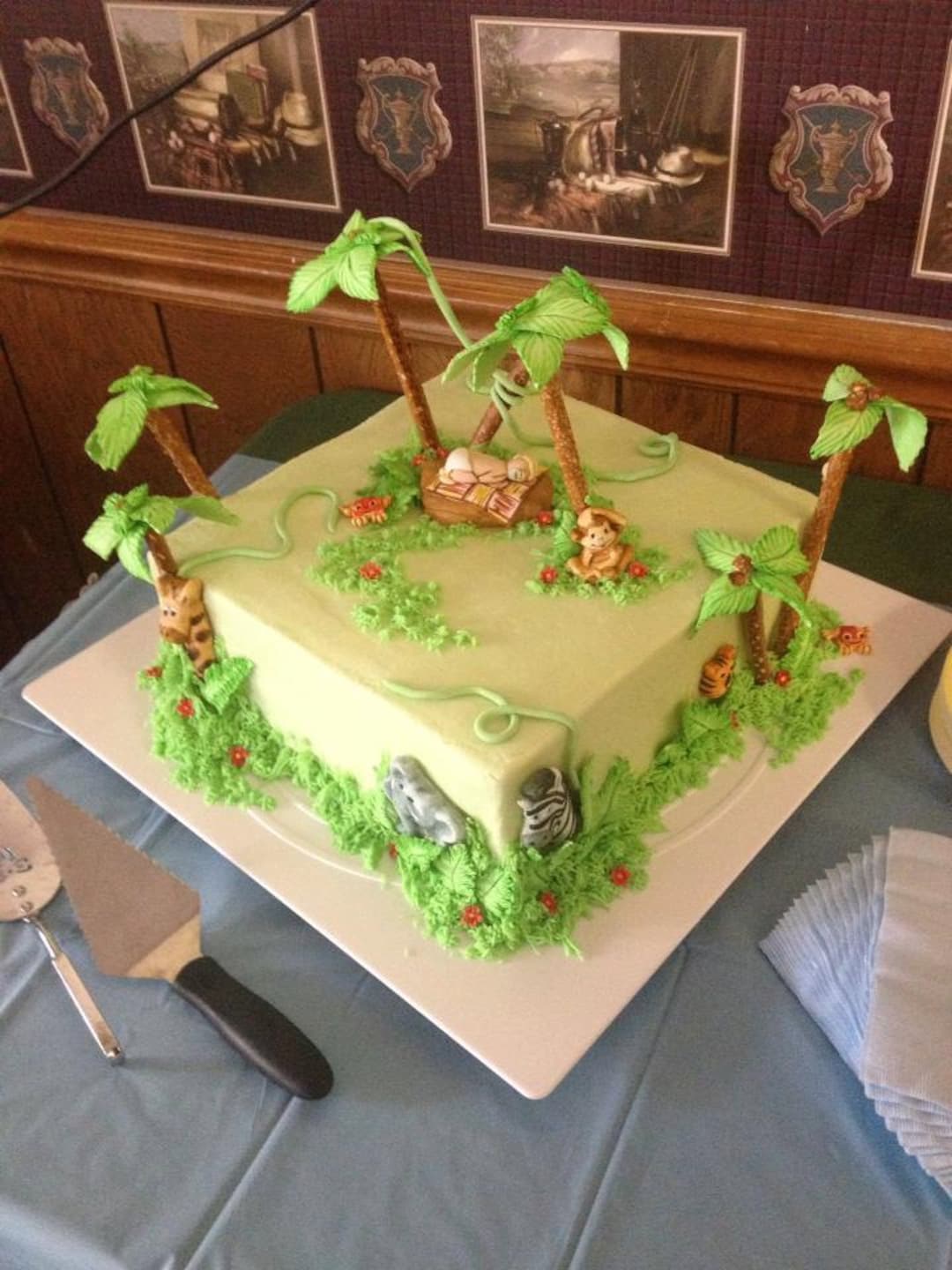 Baby and Palm Tree Cake Decor/topper - Etsy