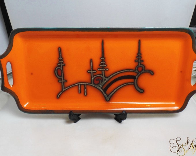 RARE Flora Gouda Pottery Cake Platter Pattern Yellow Dutch - Etsy