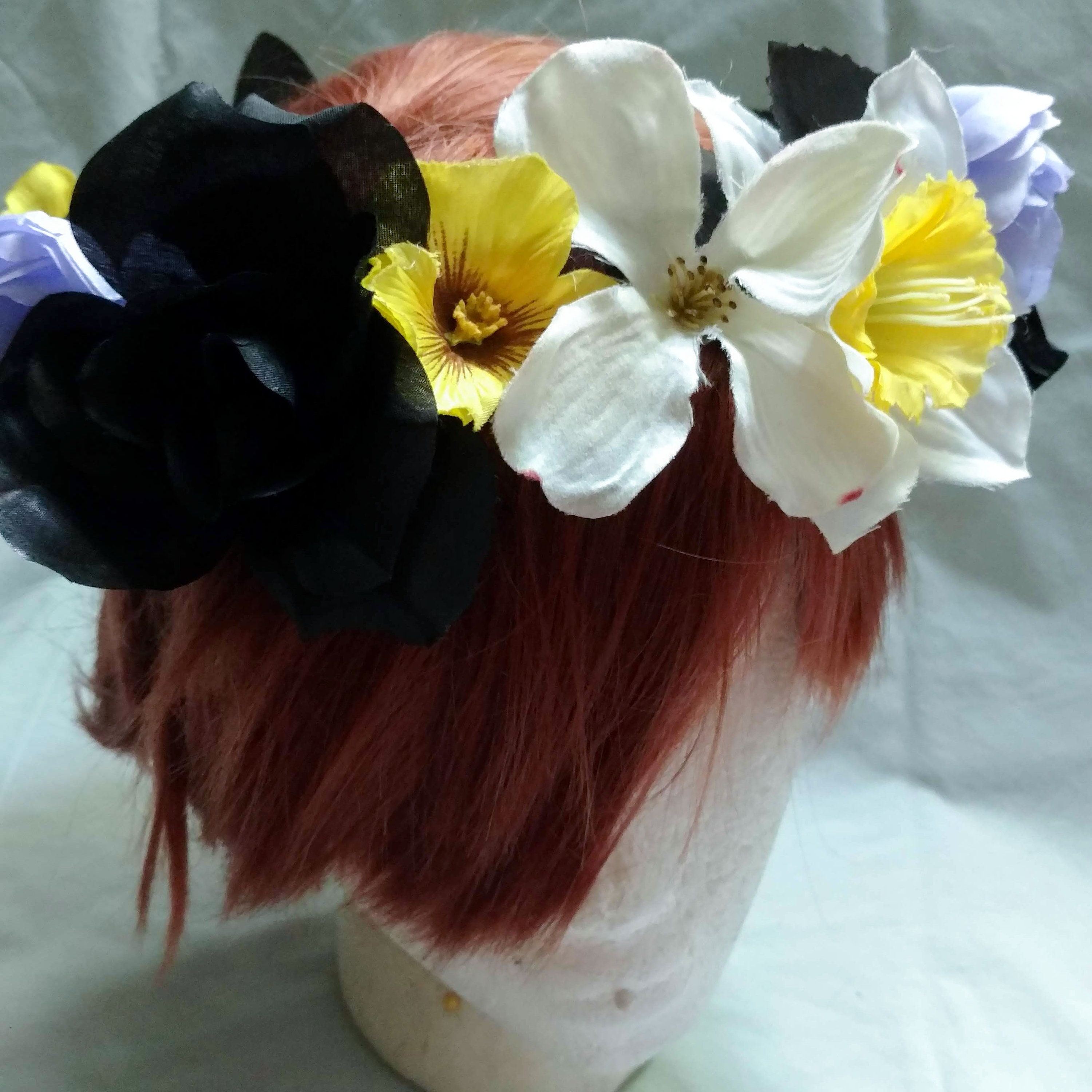 NON-BINARY Themed LGBTQIA+ Pride Flower Crown (fits Most Adult Sized ...