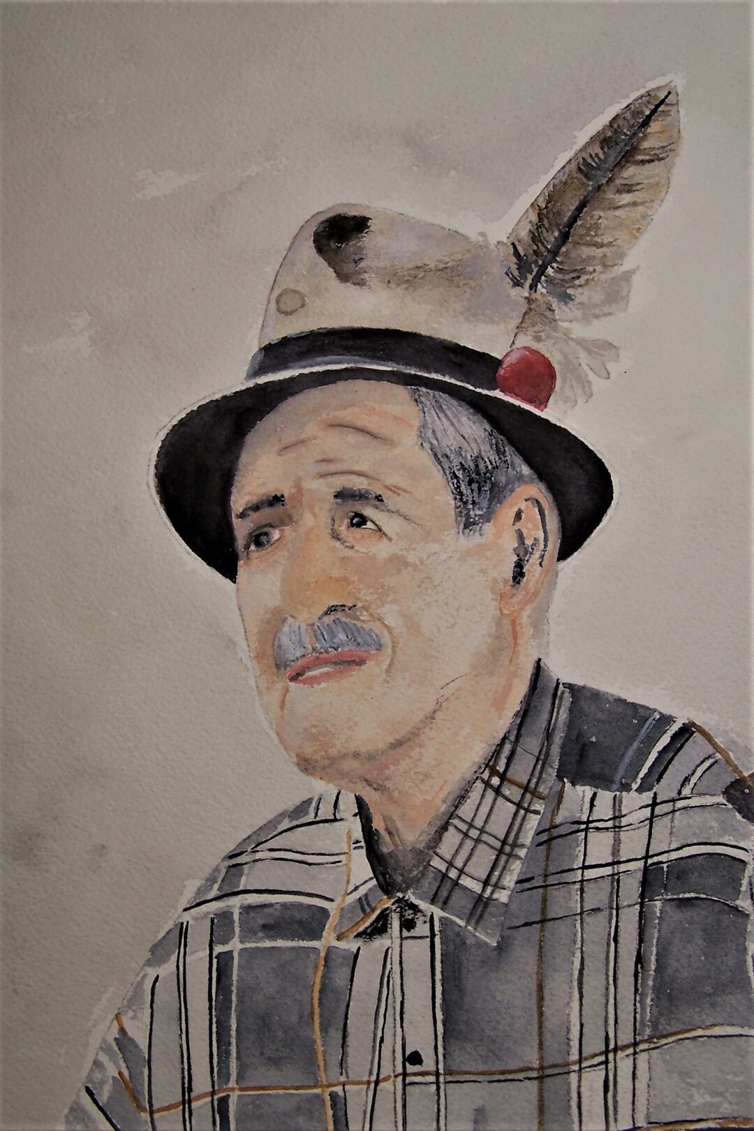 Portrait of Mario,portrait of Man,tryolian Man Painting,italian Man ...