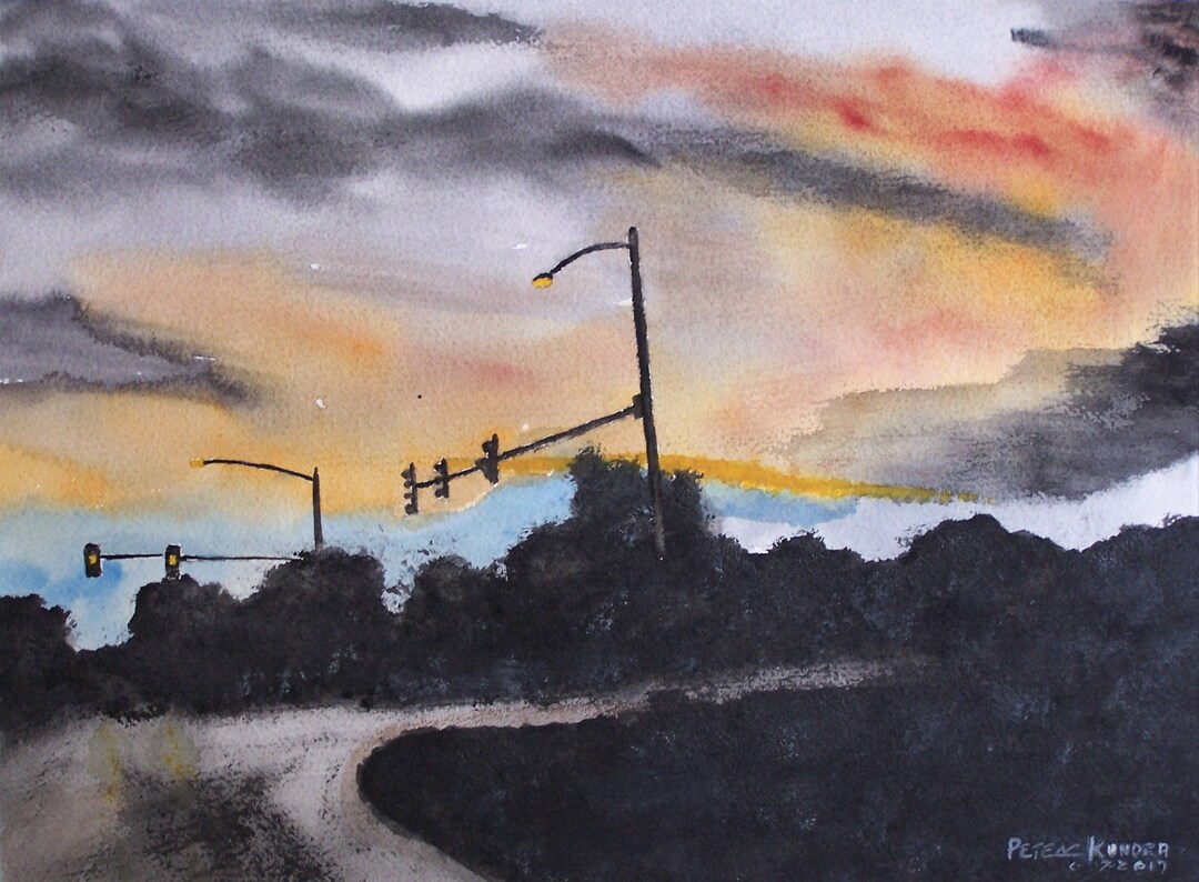 STORMY Street Scene,stormy Sky,colorful Skies,"storm Clouds",street ...