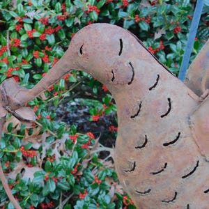 Large Repurposed Decorative Rustic Scrap Metal Hanging Hummingbird ...