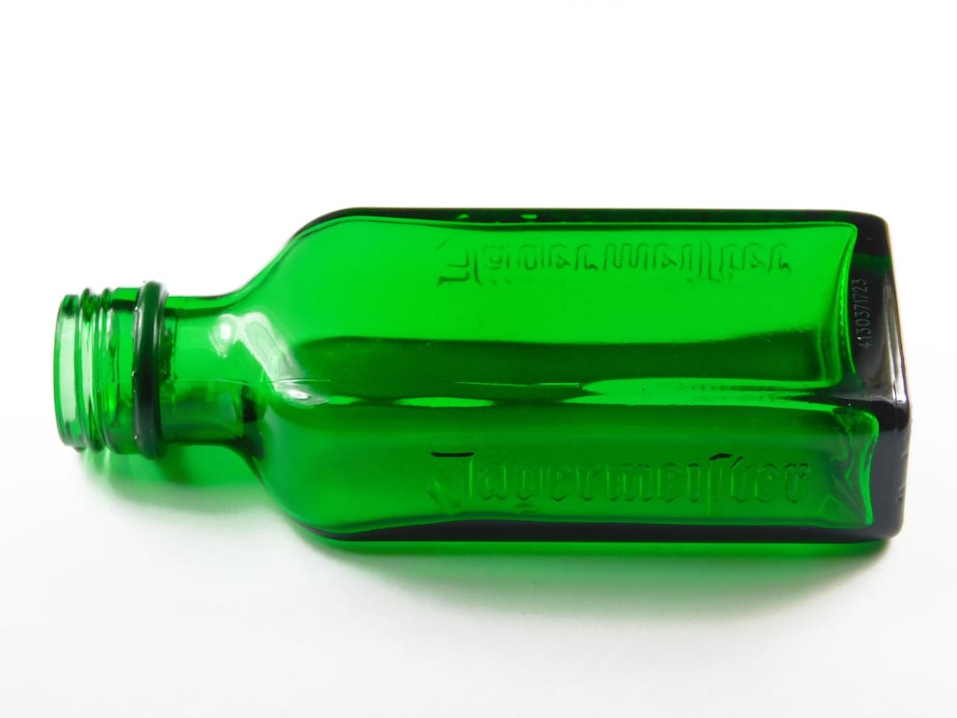 Vintage Miniature Green Jagermeister Bottle - Miniature Bottles ...
