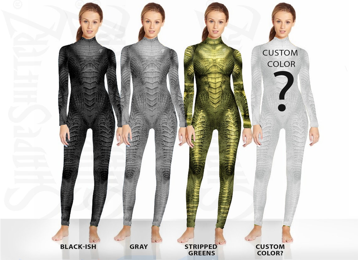 Female Species Bodysuit-alien Lizard Reptile Costume - Etsy
