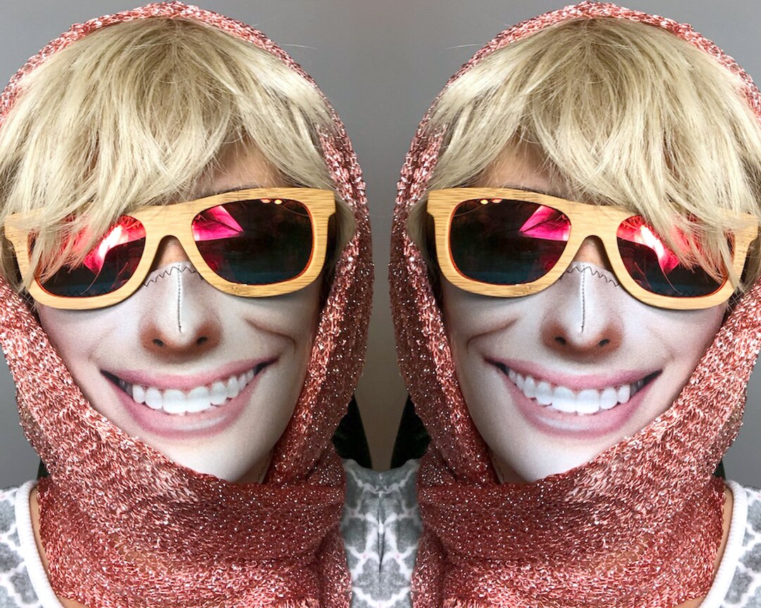 All Smiles Face Mask Fair Skin Cool Stretchy Washable & - Etsy