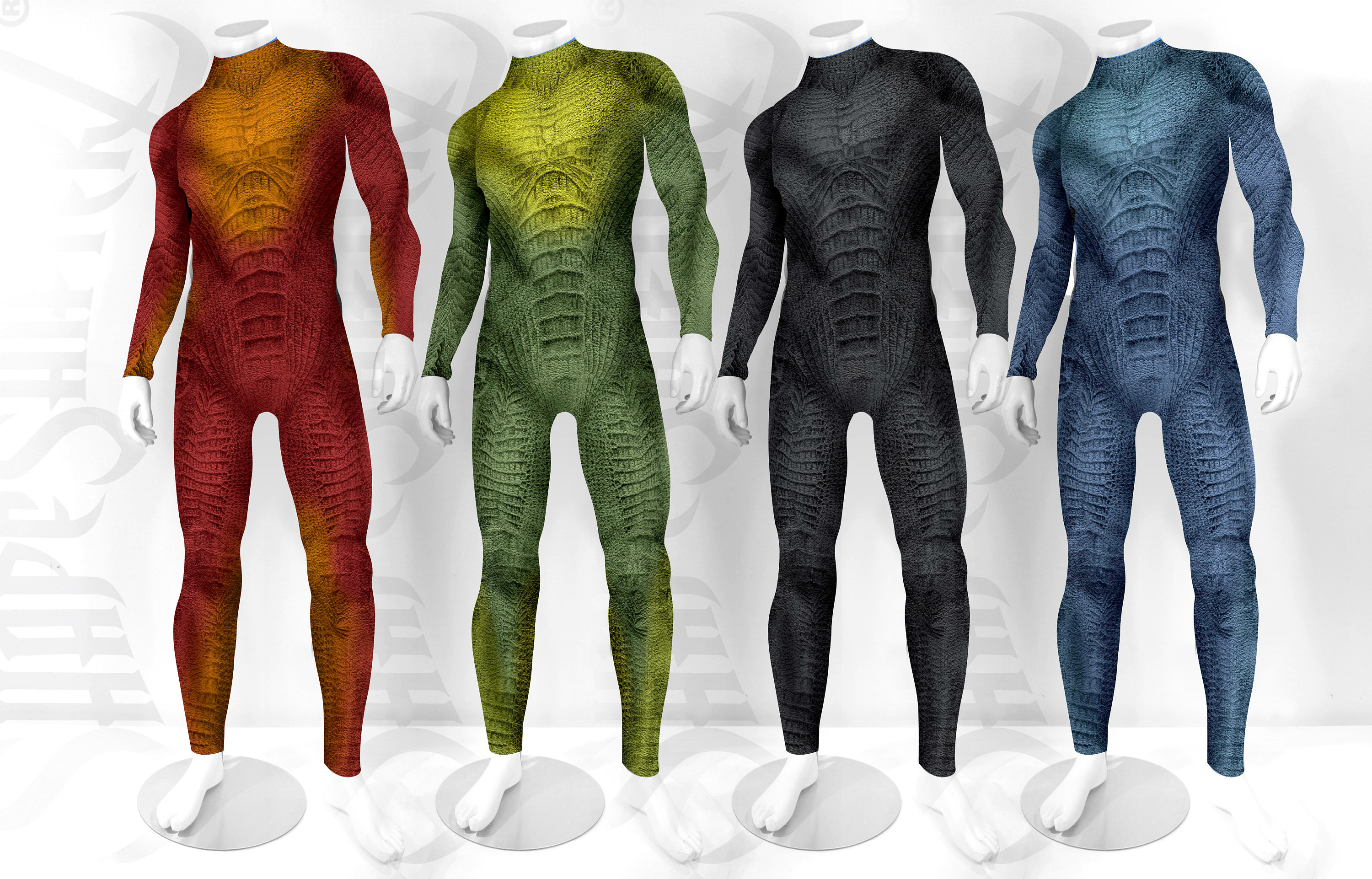 Male Species Bodysuit-Alien Lizard Reptile Costume | Etsy