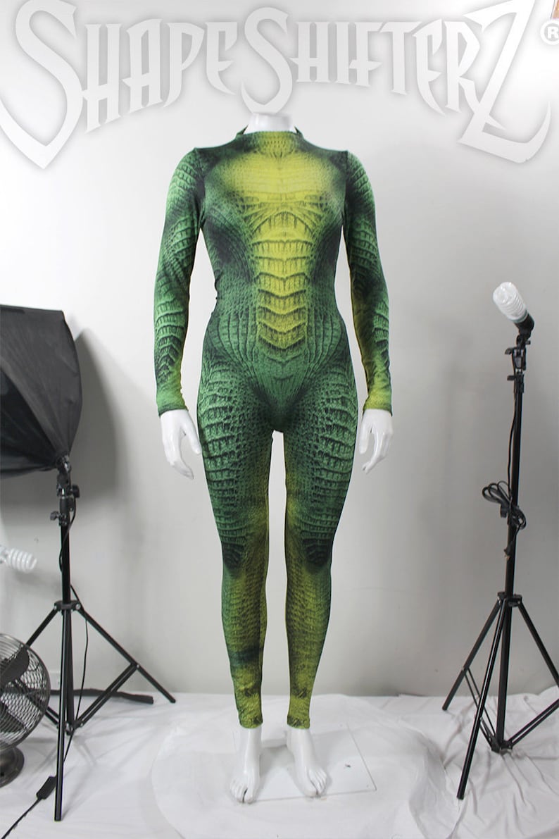 Female Species Bodysuit-alien Lizard Reptile Costume - Etsy