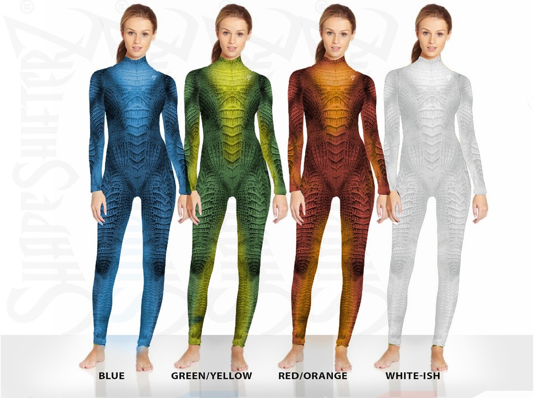 Female Species Bodysuit-alien, Lizard, Reptile Costume Cosplay Woman ...