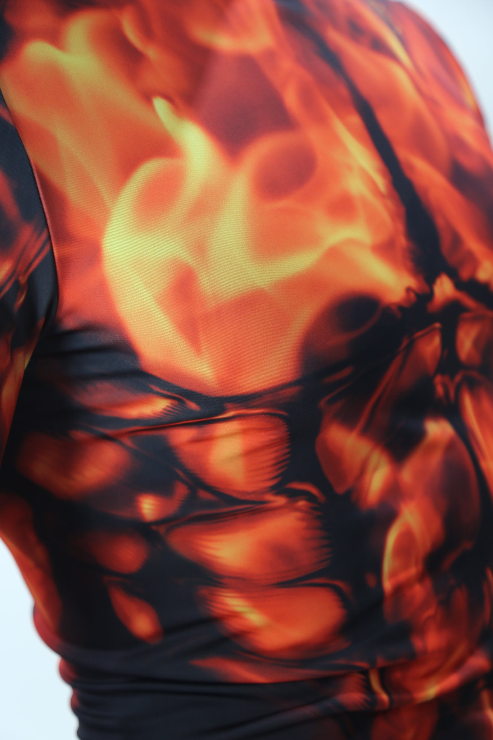 Burning Fire Man - Bodysuit Costume - Etsy