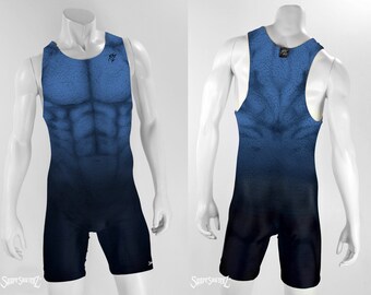 Men's 'classic Tattoo'd Strongman' Singlet | Etsy