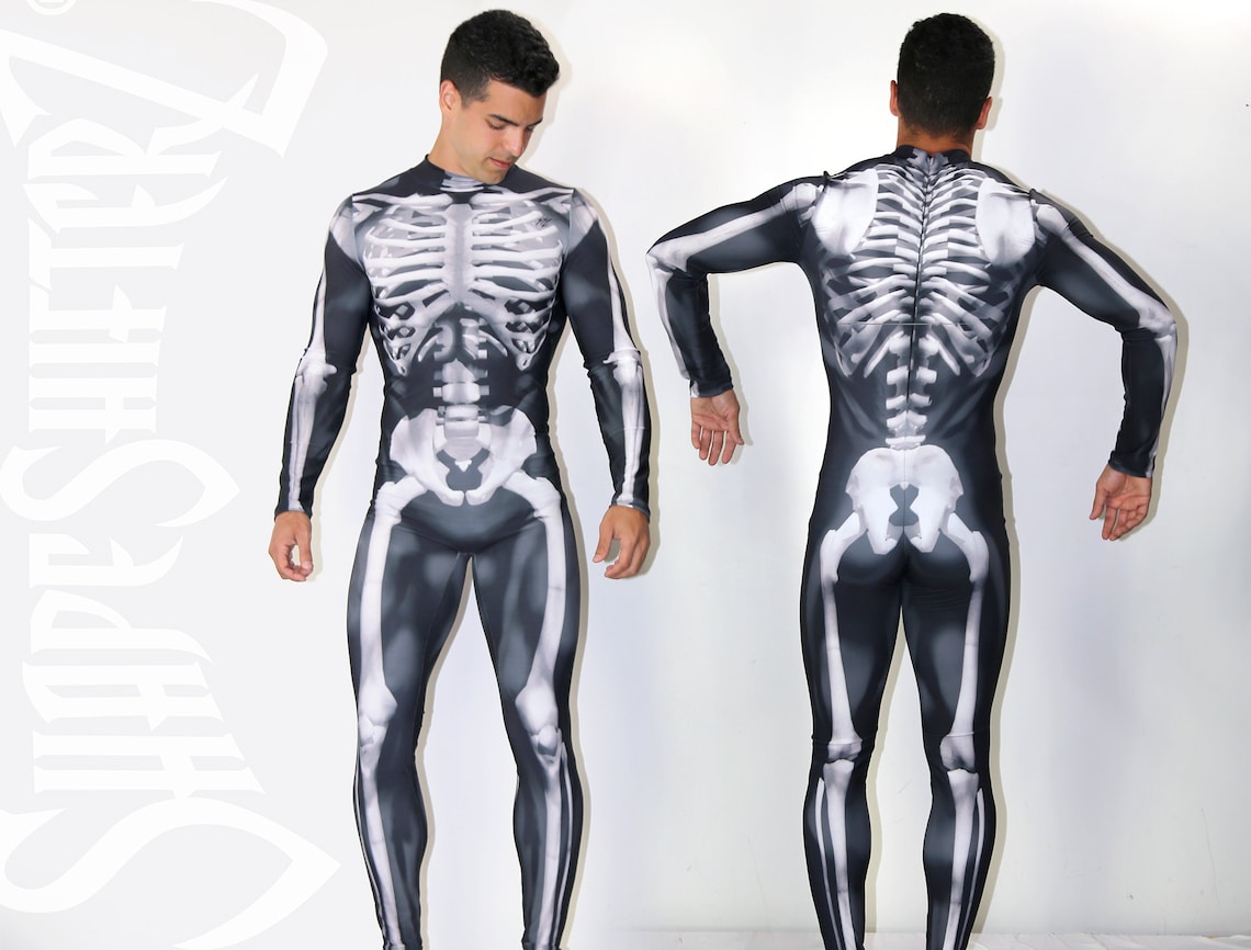 Men's Skeleton Bodysuit Costumes - Etsy