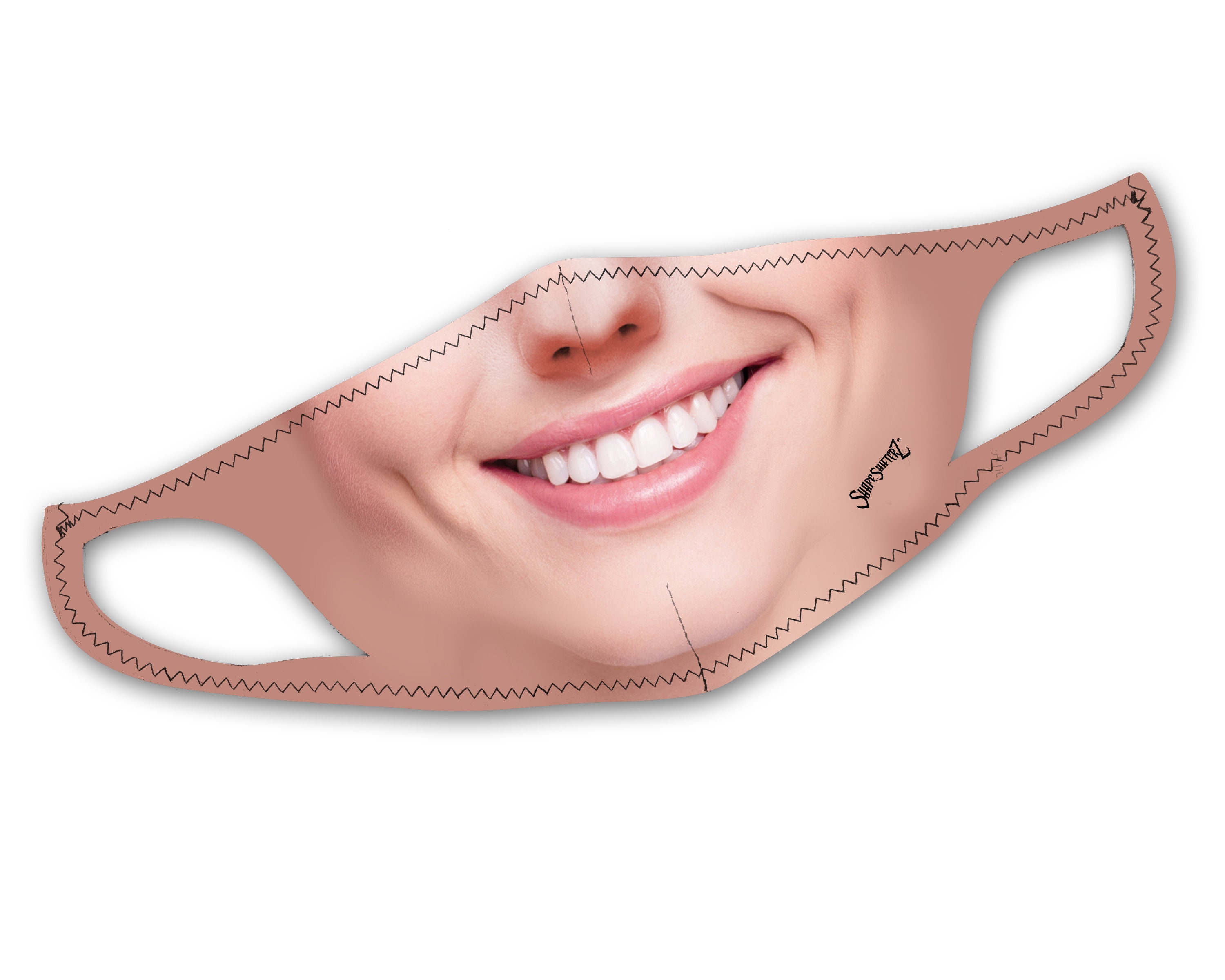 All Smiles Face Mask Fair Skin Cool Stretchy Washable & | Etsy