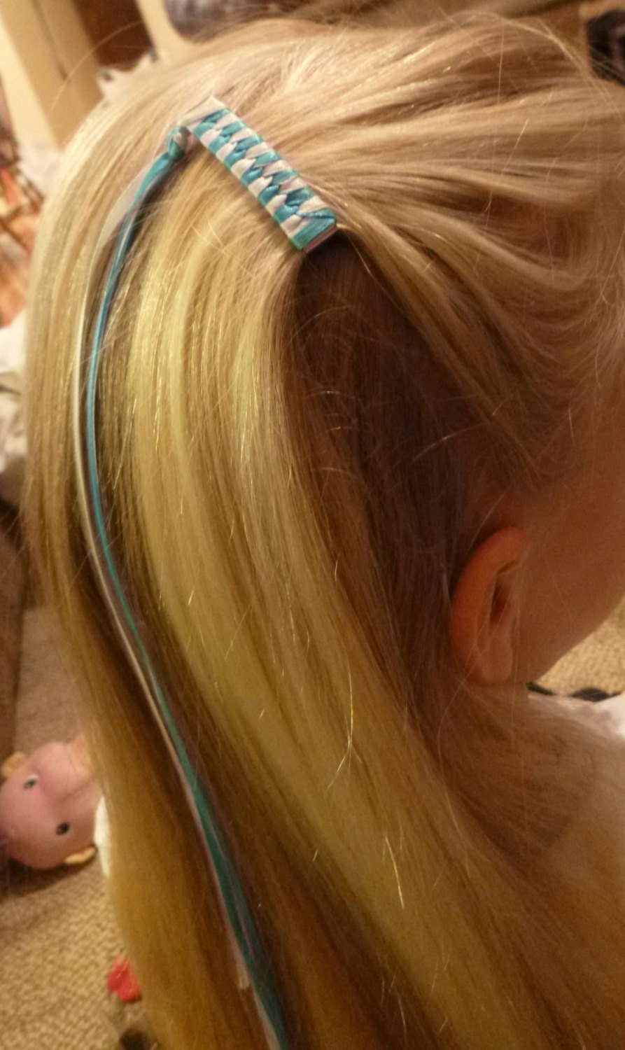 Nostalgic Braided / Woven Ribbon Barrettes Set of Two Hair - Etsy