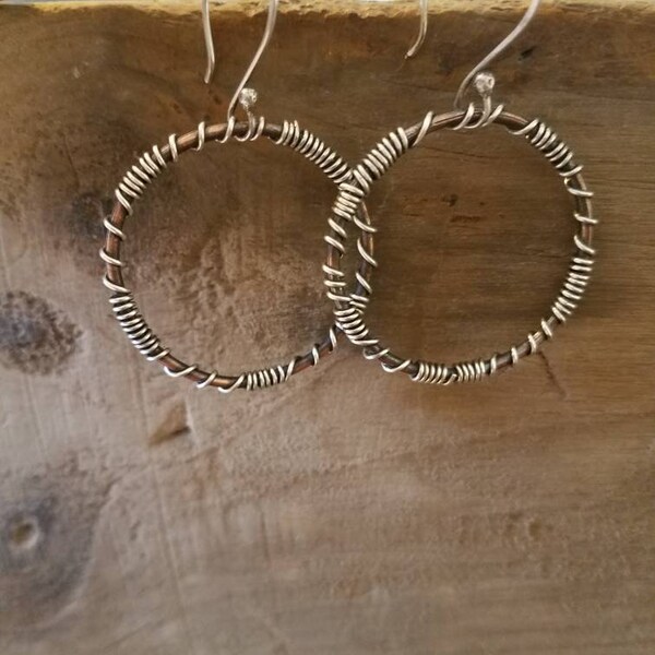 Rustic Earrings - Etsy