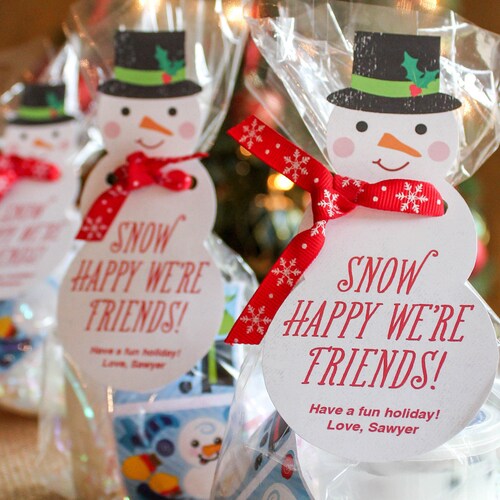 Class Gift Christmas Tags - Etsy