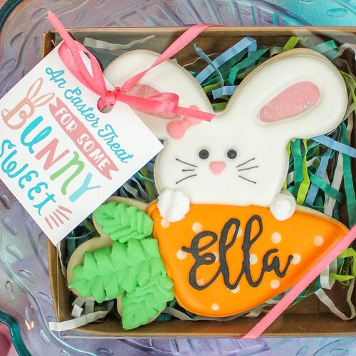 An Easter Treat for Some Bunny Sweet EDITABLE Printable - Etsy