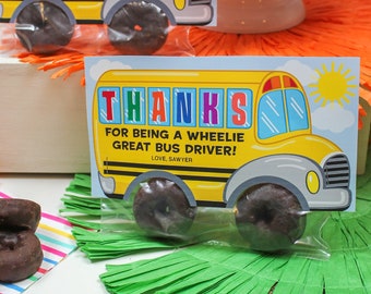 Printable DIGITAL School Bus Driver Appreciation Valentine - Etsy