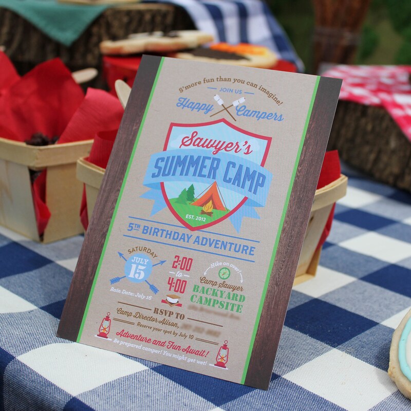 Camping Birthday - Etsy