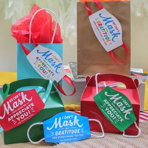 Printable Can't Mask My Appreciation for You Tag Teacher - Etsy