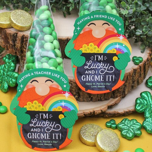 St. Patrick's Day Treat Bag Toppers Printables Rainbow - Etsy