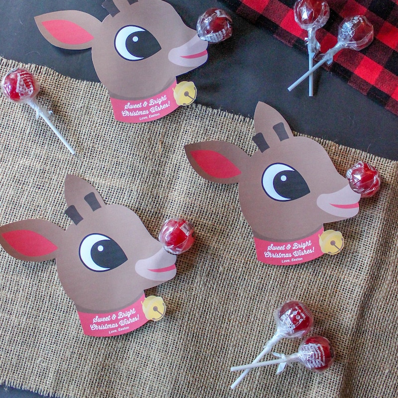 Reindeer Tags - Etsy UK