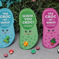 INSTANT DOWNLOAD Valentine You Croc, Croc My World, Friendship Crocs ...