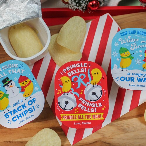 Chips Kids Christmas Printable for Pringles Snack Size - Etsy
